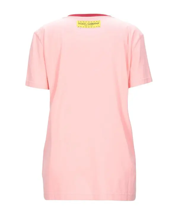 Dolce & Gabbana Solid Color Short Sleeve T-shirt