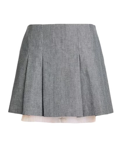 MAXCO. Max&co. Pleated Mini Skirt With Zipper Closure