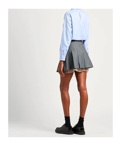 MAXCO. Max&co. Pleated Mini Skirt With Zipper Closure