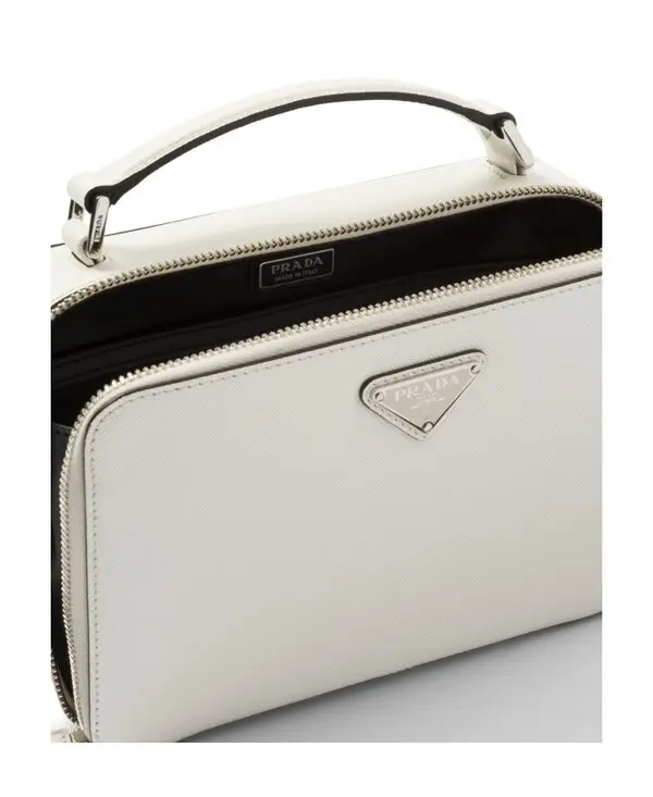 Prada Brique Medium Saffiano Leather Bag