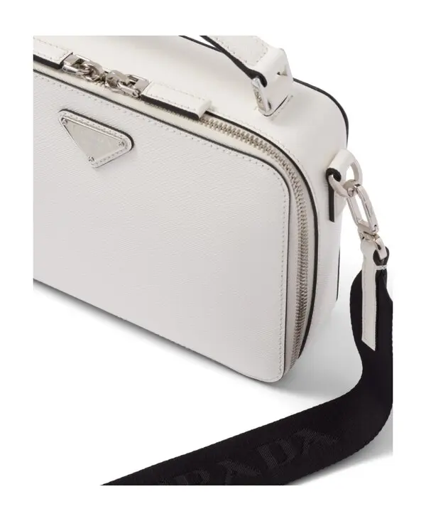 Prada Brique Medium Saffiano Leather Bag