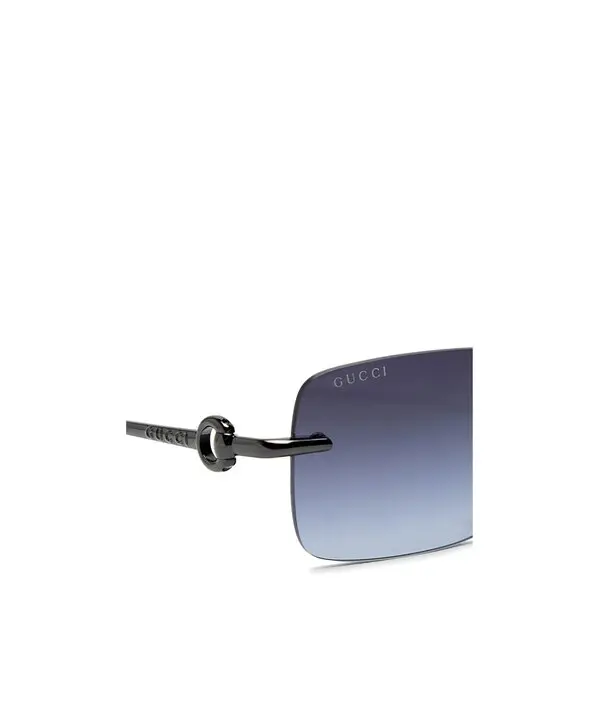 Gucci Rimless Rectangle Sunglasses