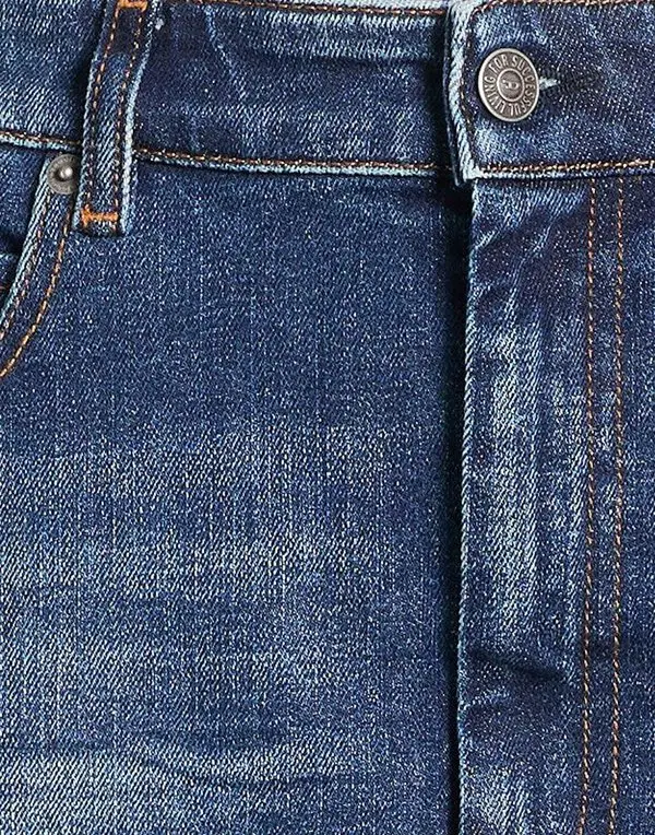 DIESEL® Dark Wash Denim Midi Skirt