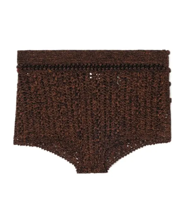 Burberry Crochet Mouliné Cotton Shorts