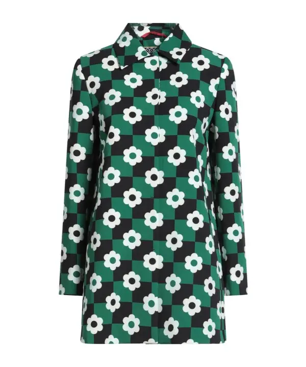MAXCO. Max&co. Floral Printed Long Trench Coat