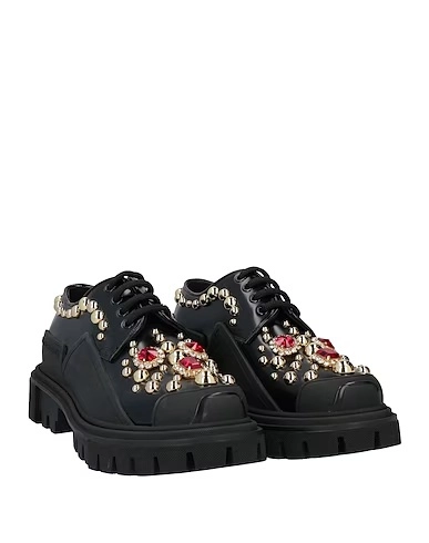 Dolce & Gabbana Embellished Lace-up Shoes