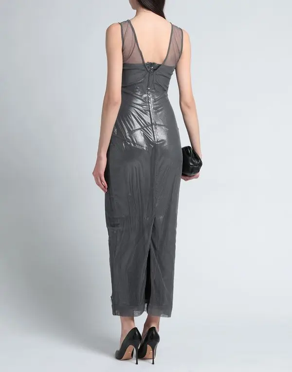 Dolce & Gabbana Metallic Sleeveless Crewneck Dress