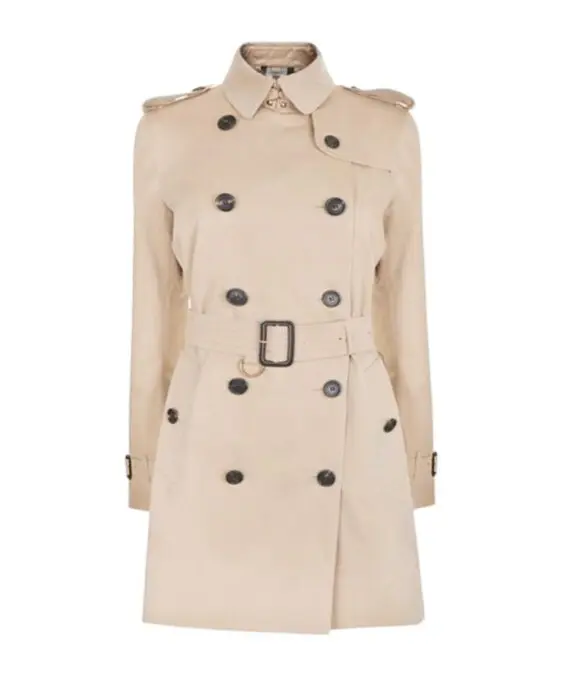 Burberry Check Trench Coat