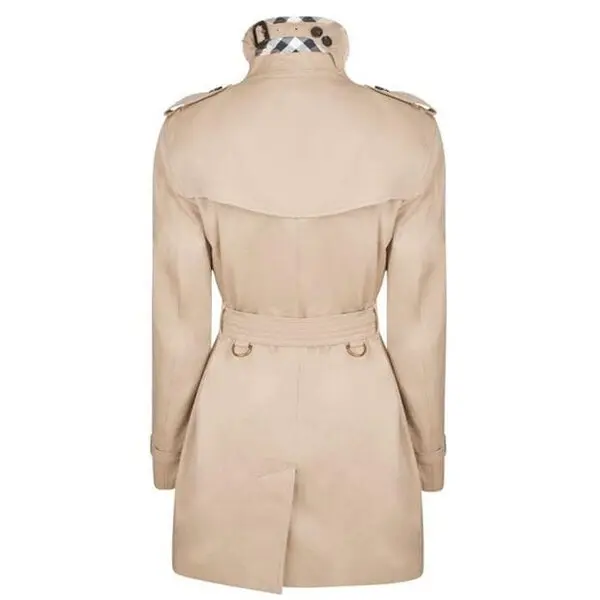 Burberry Check Trench Coat