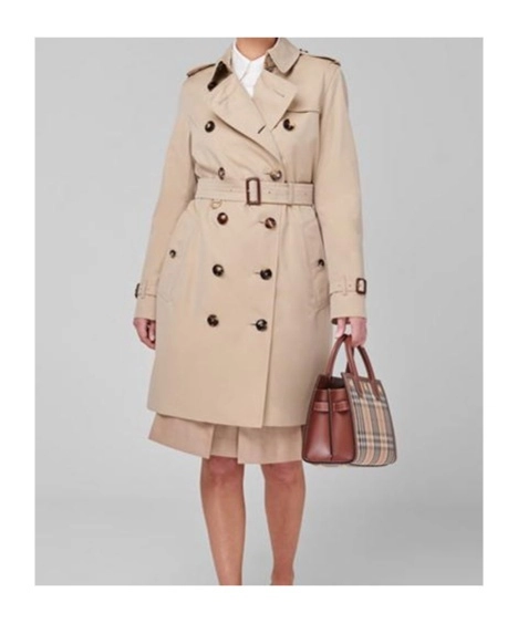 Burberry Check Trench Coat