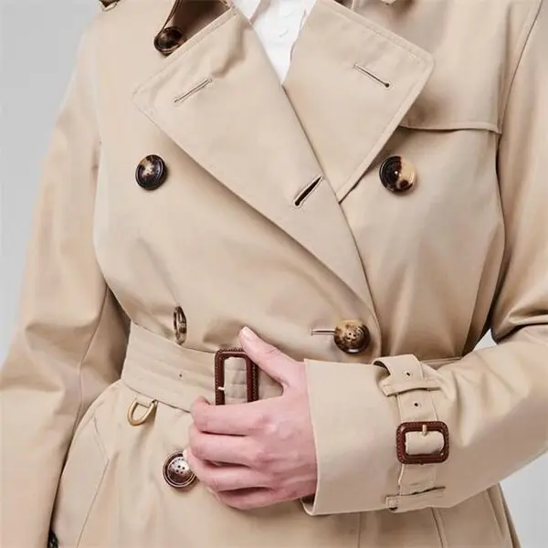Burberry Check Trench Coat