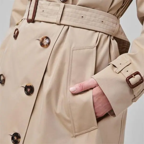 Burberry Check Trench Coat