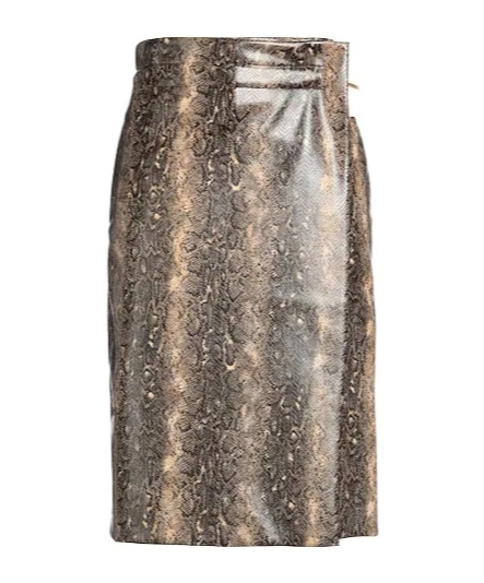 GANNI Printed Wrap Skirt