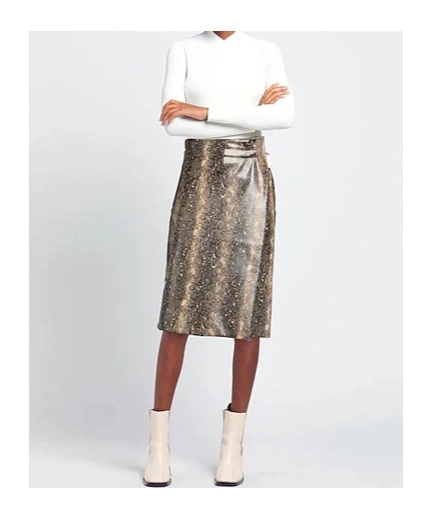 GANNI Printed Wrap Skirt