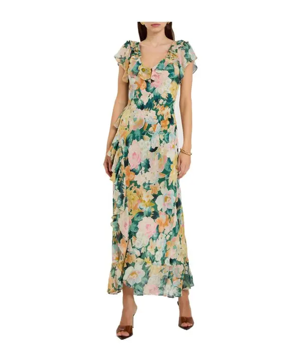 Rixo Printed Dress