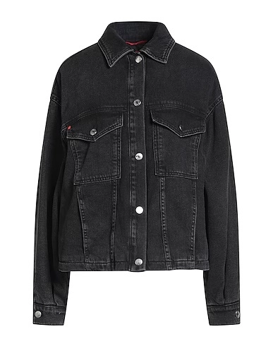 MAXCO. Solid Color Denim Jacket