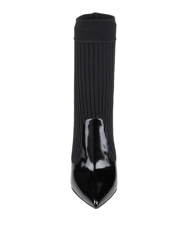 Dolce & Gabbana Minimalist Patent Leather Ankle Boots