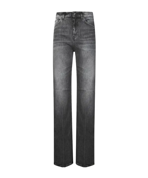 DONDUP Logo-patch Wide-leg Jeans