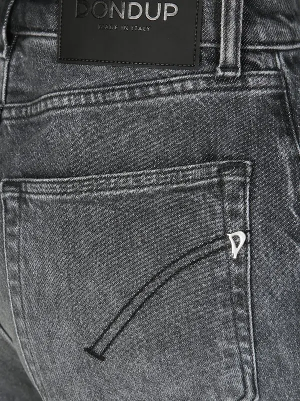 DONDUP Logo-patch Wide-leg Jeans