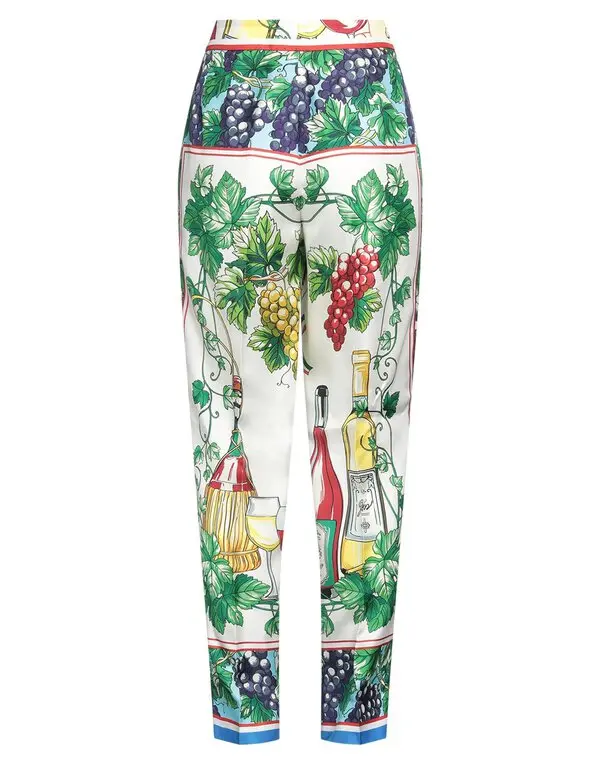 Dolce & Gabbana Printed Satin Trousers