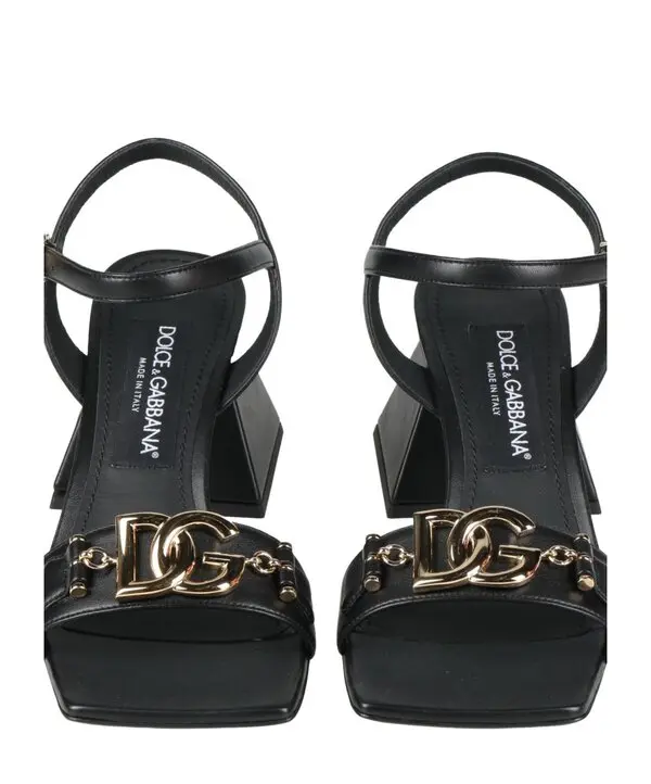 Dolce & Gabbana Sandals Plain Colour With Appliqu