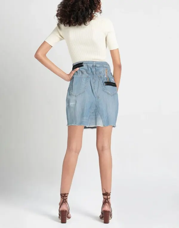 Dolce & Gabbana Denim Flared Skirt