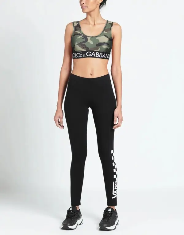 Dolce & Gabbana Camouflage Print Sleeveless Crewneck Sports Top