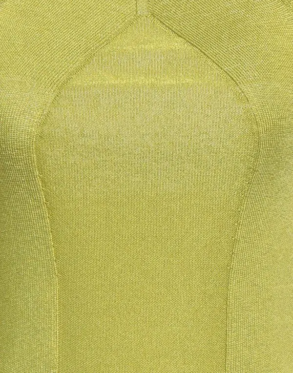 MAXCO. Sleeveless Knitted Vest With High Collar