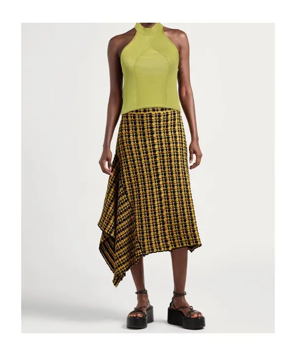 MAXCO. Sleeveless Knitted Vest With High Collar