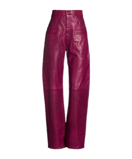 Isabel Marant Étoile Straight-leg Leather Trousers