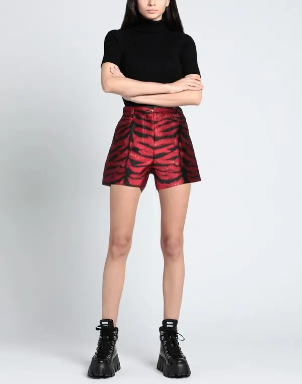 Dolce & Gabbana Animal Print Jacquard Shorts