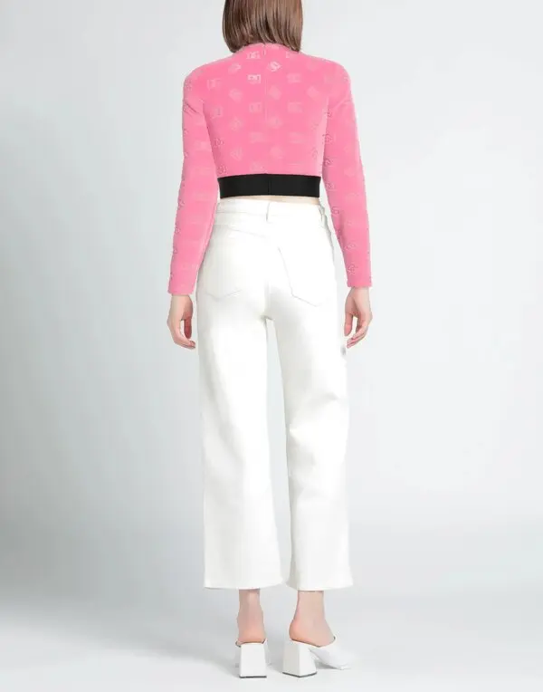 Dolce & Gabbana Cropped T-shirt With Monogram And Zip Fastening