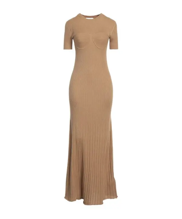 Max Mara Solid Color Knitted Dress