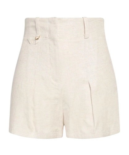 Jacquemus Solid Color Wool Shorts