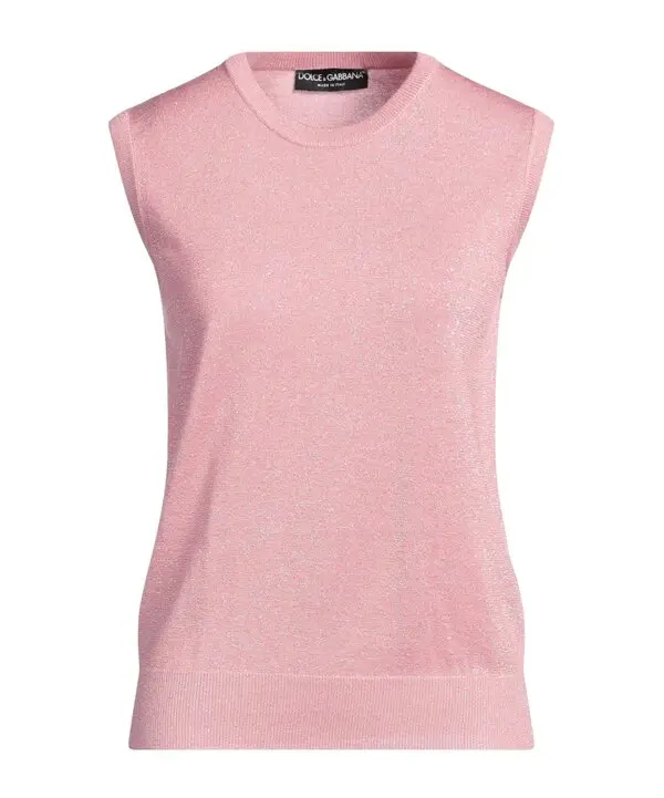 Dolce & Gabbana Metallic Sleeveless Knit Top