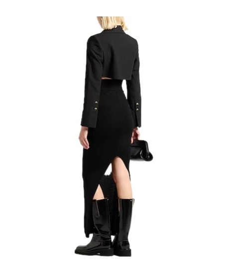 GANNI Solid Color Blazer