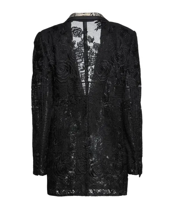 Dolce & Gabbana Floral Print Long Sleeve Coat
