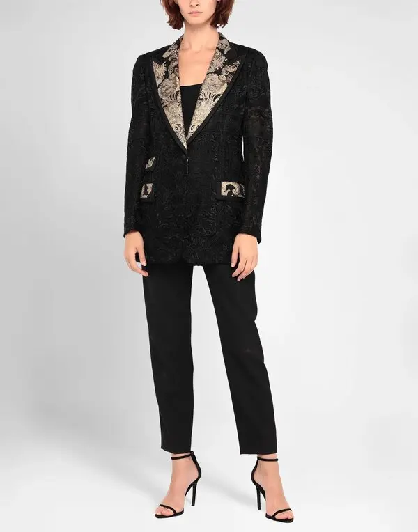 Dolce & Gabbana Floral Print Long Sleeve Coat