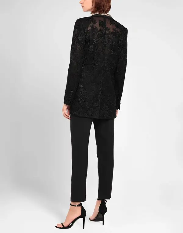 Dolce & Gabbana Floral Print Long Sleeve Coat