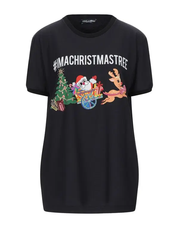 Dolce & Gabbana Printed Crewneck T-shirt