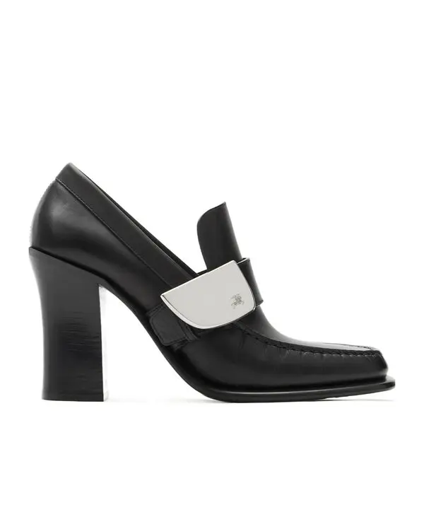 Burberry London Shield 90mm Leather Loafers