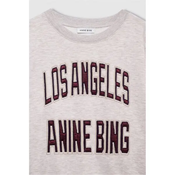 ANINE BING Crew Neck Sweatshirt