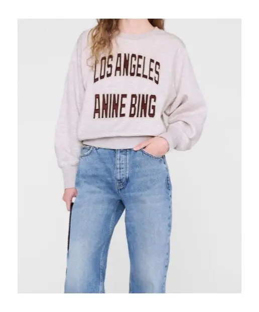 ANINE BING Crew Neck Sweatshirt