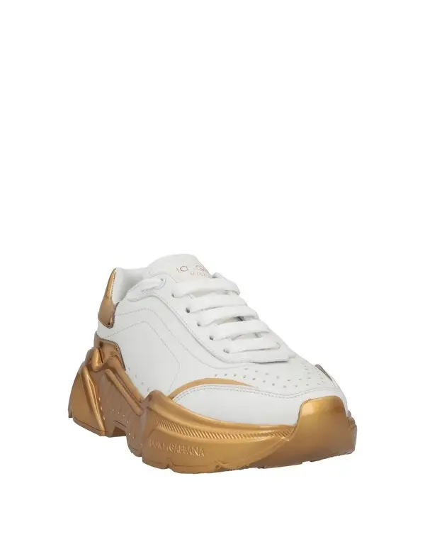 Dolce & Gabbana Two-tone Leather Platform Sneakers