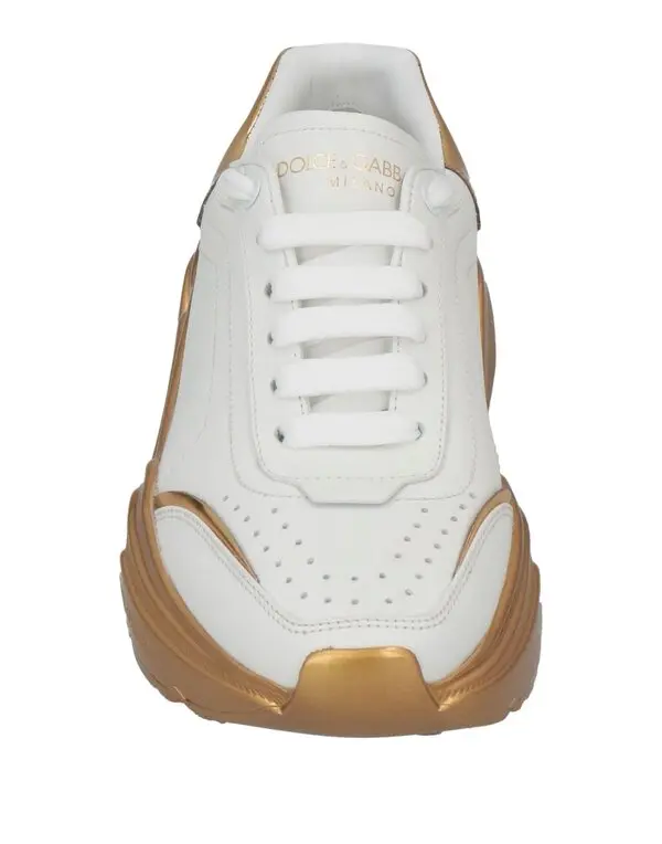 Dolce & Gabbana Two-tone Leather Platform Sneakers