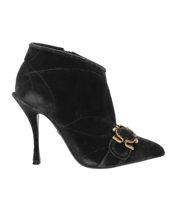 Dolce & Gabbana Pointed-toe Suede Ankle Boots