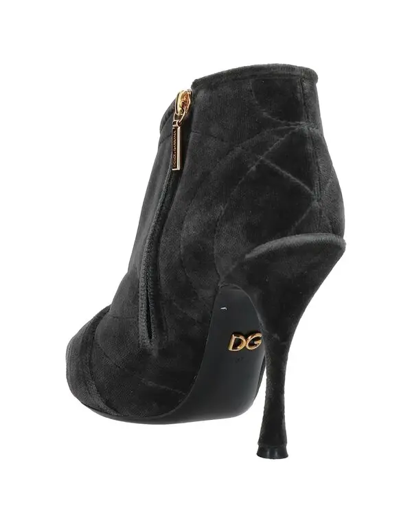 Dolce & Gabbana Pointed-toe Suede Ankle Boots