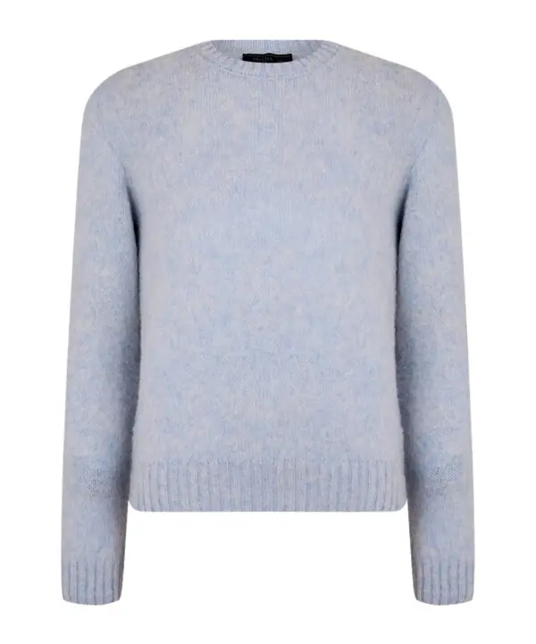 Prada Thick Knit Crew Neck Sweater