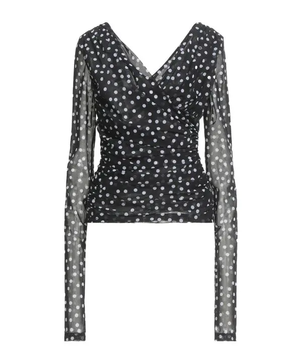 Dolce & Gabbana Polka Dot Long-sleeve Top