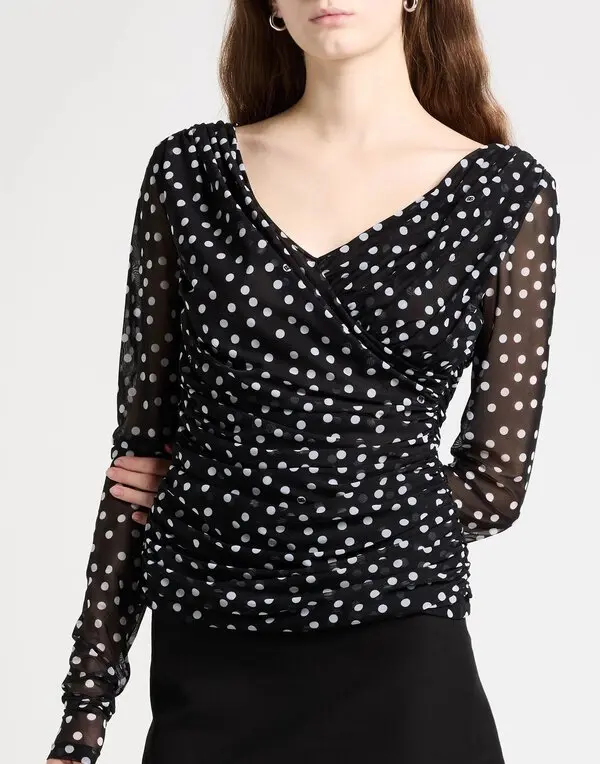 Dolce & Gabbana Polka Dot Long-sleeve Top